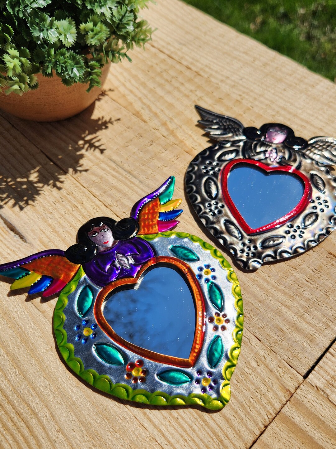 Colorful Home Decor, Punched Tin Decor, Mexican Habdcrafts, Colorful ...