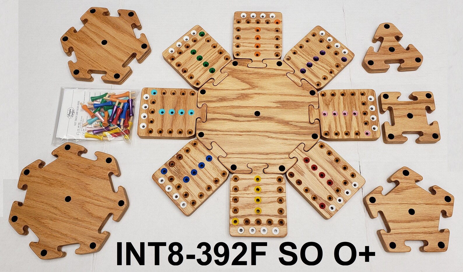 DELUXE 8 Player Modular Fast Track Board Game W/EXTRA HUBS - Etsy