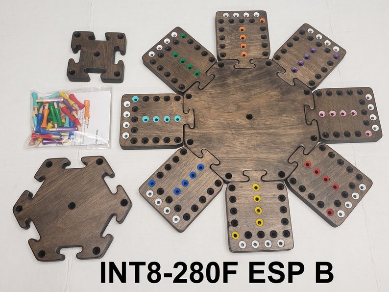 8 Player Modular Fast Track Board Game - Etsy