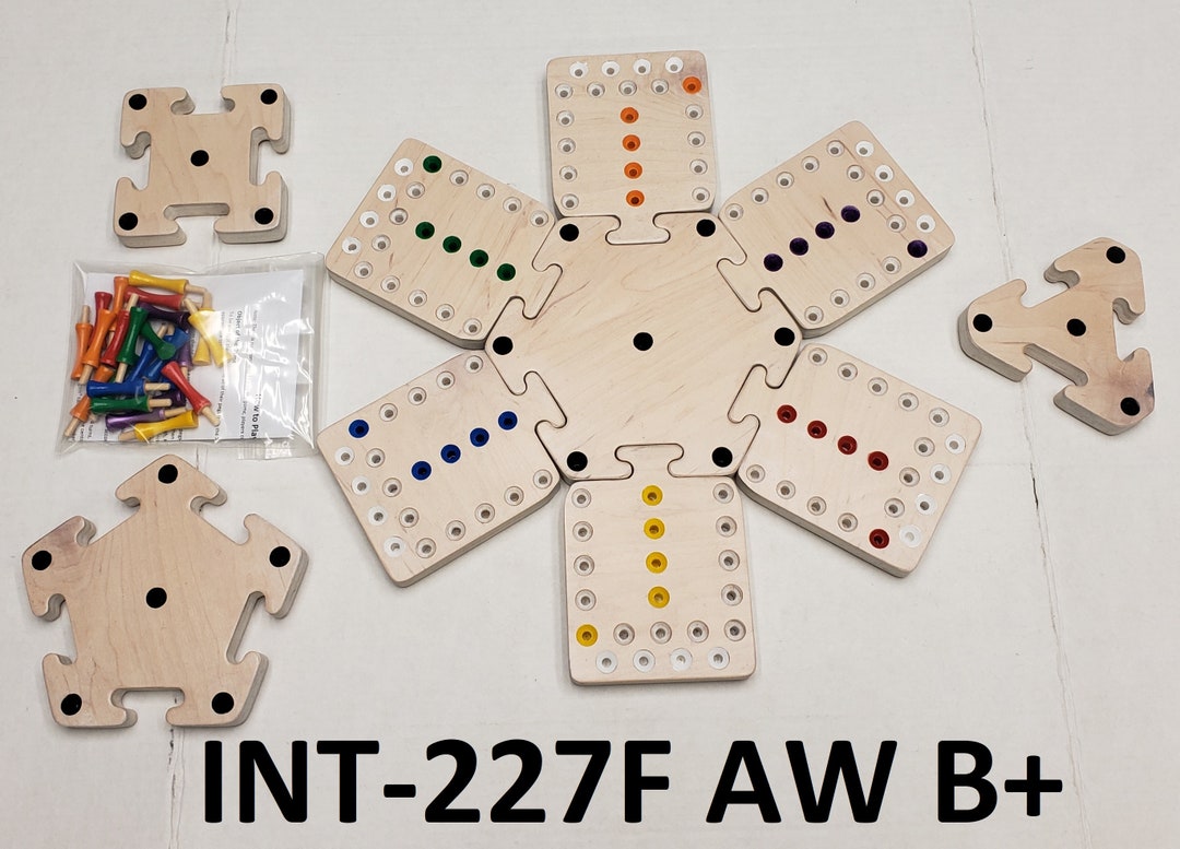 DELUXE 6 Player Modular Fast Track Board Game W/ Extra Hubs - Etsy