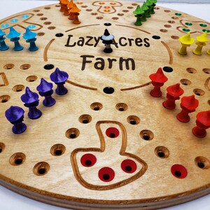 Custom 3D Printed Game Pegs / Pieces for Fast Track / Aggravation or ...