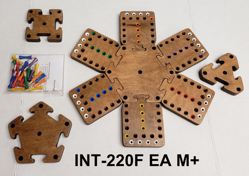 DELUXE 6 Player Modular Fast Track Board Game W/ Extra Hubs - Etsy