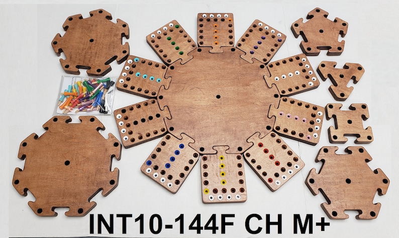 Deluxe 10 PLAYER Fast Track Board Game W/ Extra Hubs - Etsy