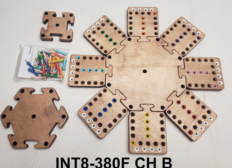 8 Player Modular Fast Track Board Game | Etsy