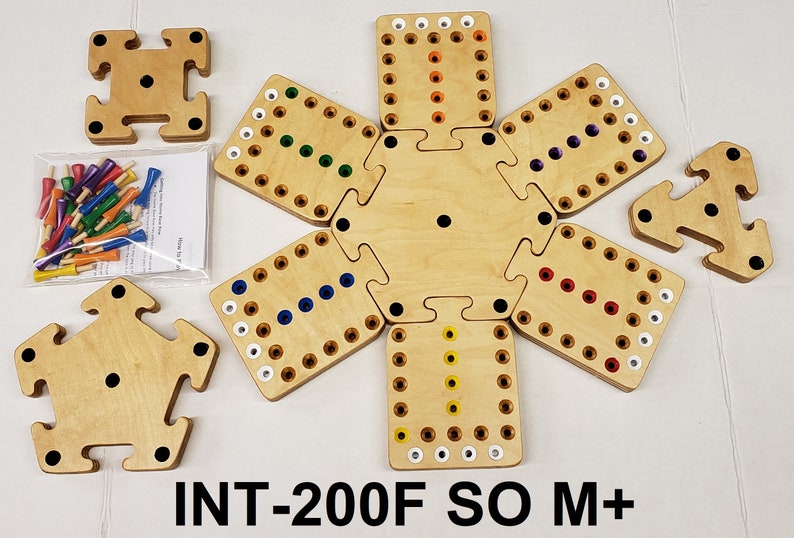 DELUXE 6 Player Modular Fast Track Board Game W/ Extra Hubs - Etsy