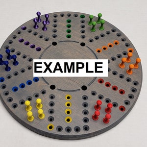 Custom 3D Printed Game Pegs / Pieces for Fast Track / Aggravation or ...