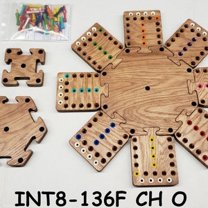 8 player Modular Fast Track board game | Etsy