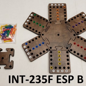 6 Player Modular Fast Track Board Game - Etsy