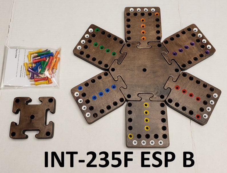 6 Player Modular Fast Track Board Game - Etsy