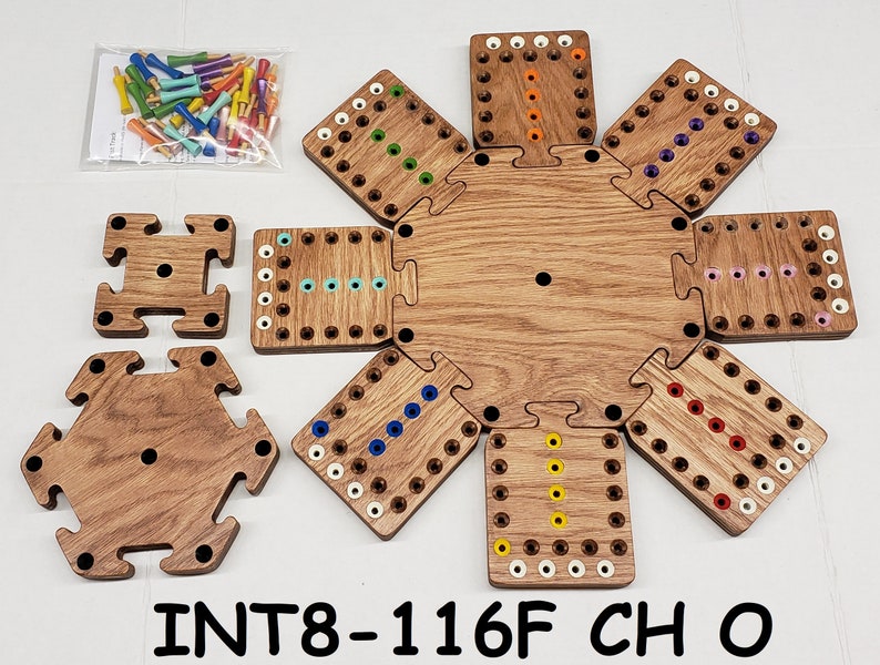 8 player Modular Fast Track board game | Etsy