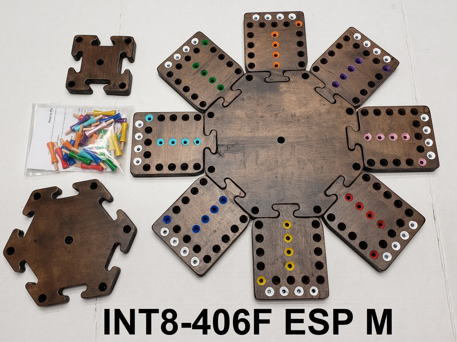 8 Player Modular Fast Track Board Game | Etsy