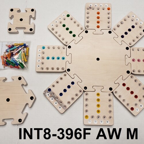 8 Player Modular Fast Track Board Game | Etsy