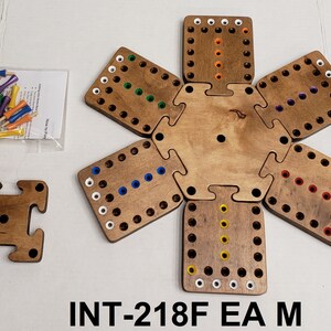 6 Player Modular Fast Track Board Game - Etsy