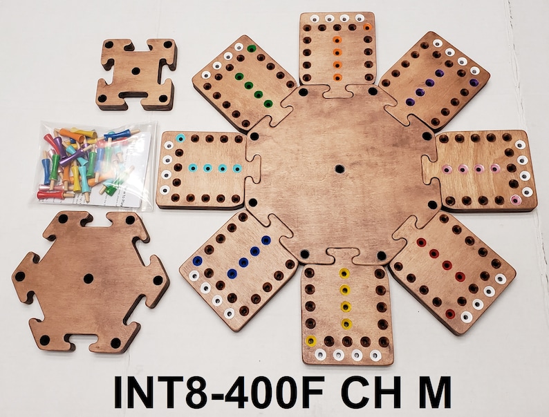 8 Player Modular Fast Track Board Game - Etsy