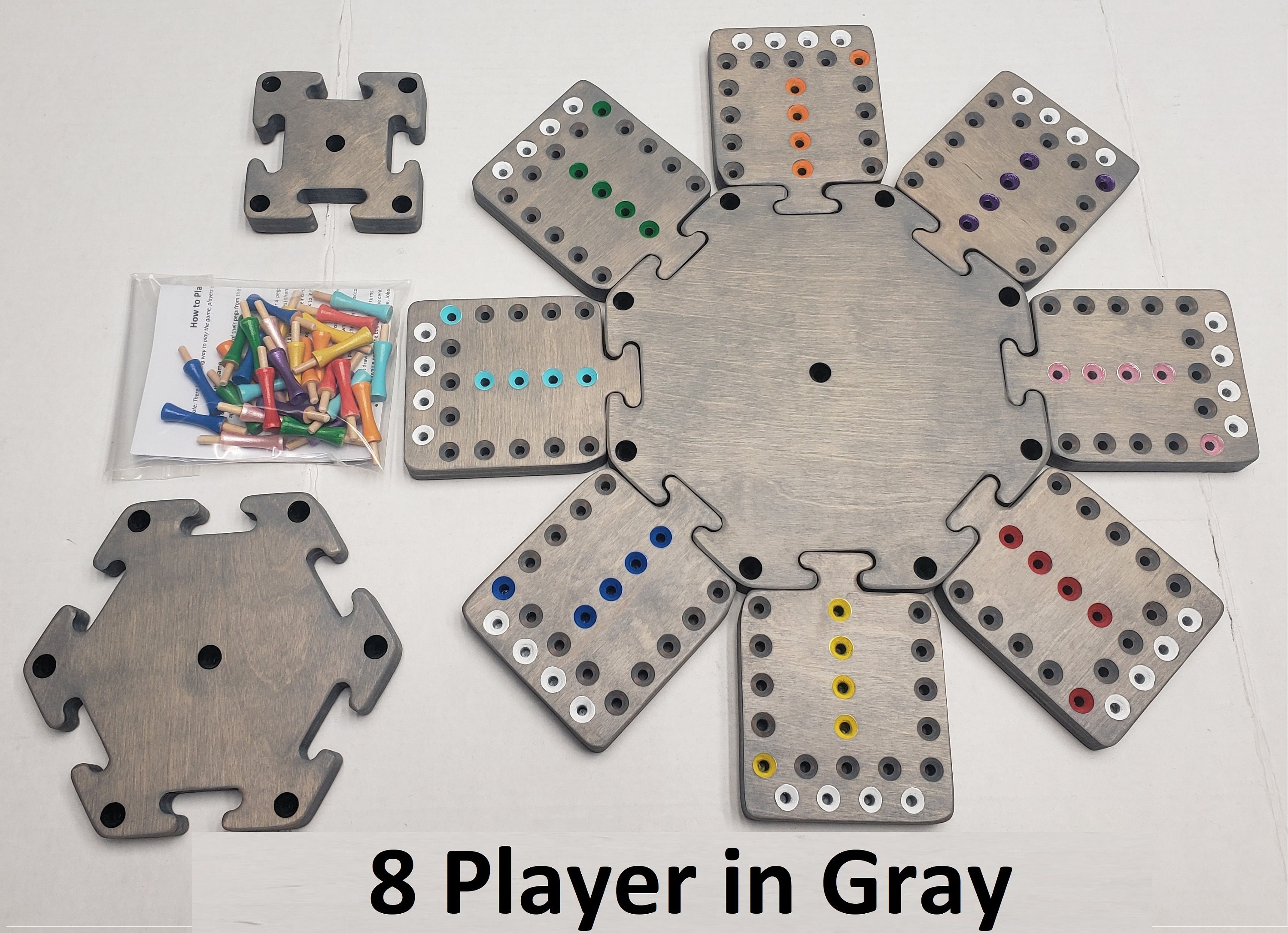 8 Player Modular Fast Track Board Game - Etsy