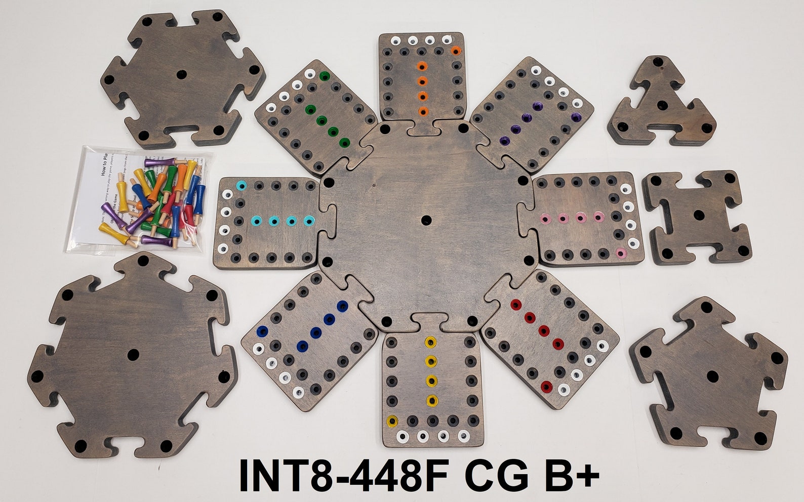 DELUXE 8 Player Modular Fast Track Board Game W/EXTRA HUBS - Etsy