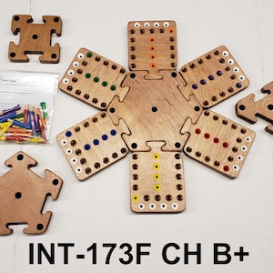 DELUXE 6 Player Modular Fast Track Board Game W/ Extra Hubs - Etsy