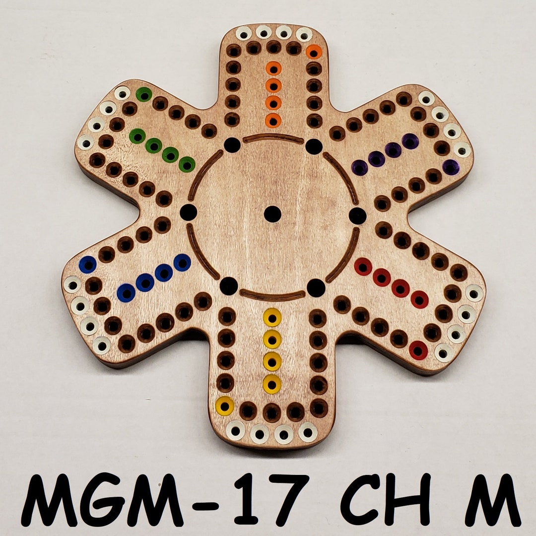 Fast Track 12" Wooden Board Game (one Piece Marigold Version) - Etsy