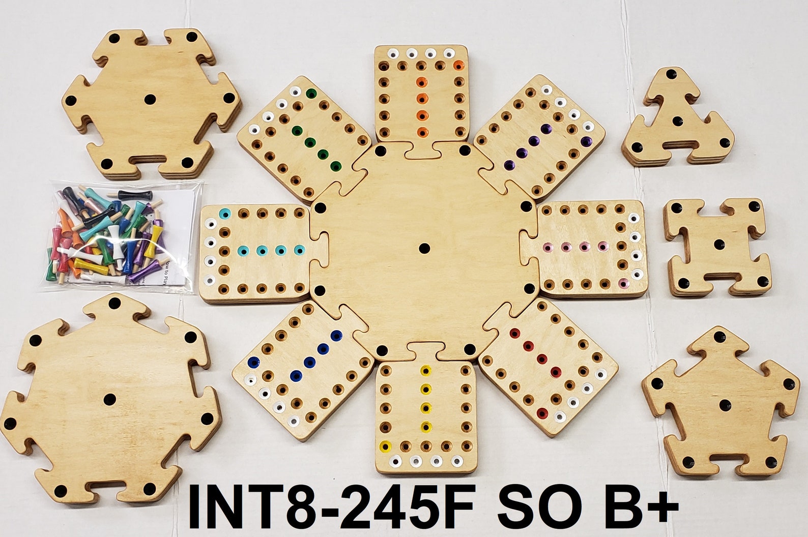 DELUXE 8 Player Modular Fast Track Board Game W/EXTRA HUBS - Etsy
