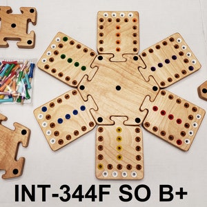 DELUXE 6 Player Modular Fast Track Board Game W/ Extra Hubs - Etsy