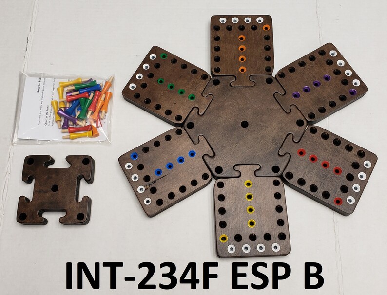 6 Player Modular Fast Track Board Game | Etsy