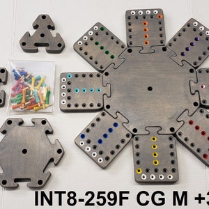 8 player Modular Fast Track board game | Etsy