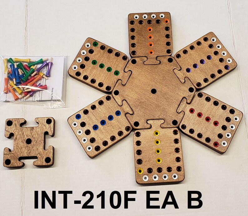 6 Player Modular Fast Track Board Game | Etsy