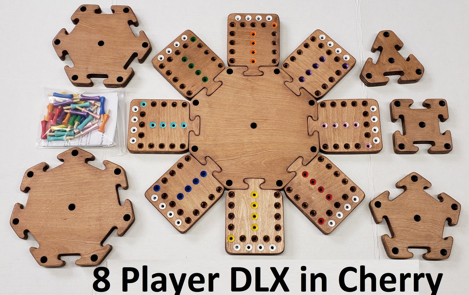 DELUXE 8 Player Modular Fast Track Board Game W/EXTRA HUBS - Etsy