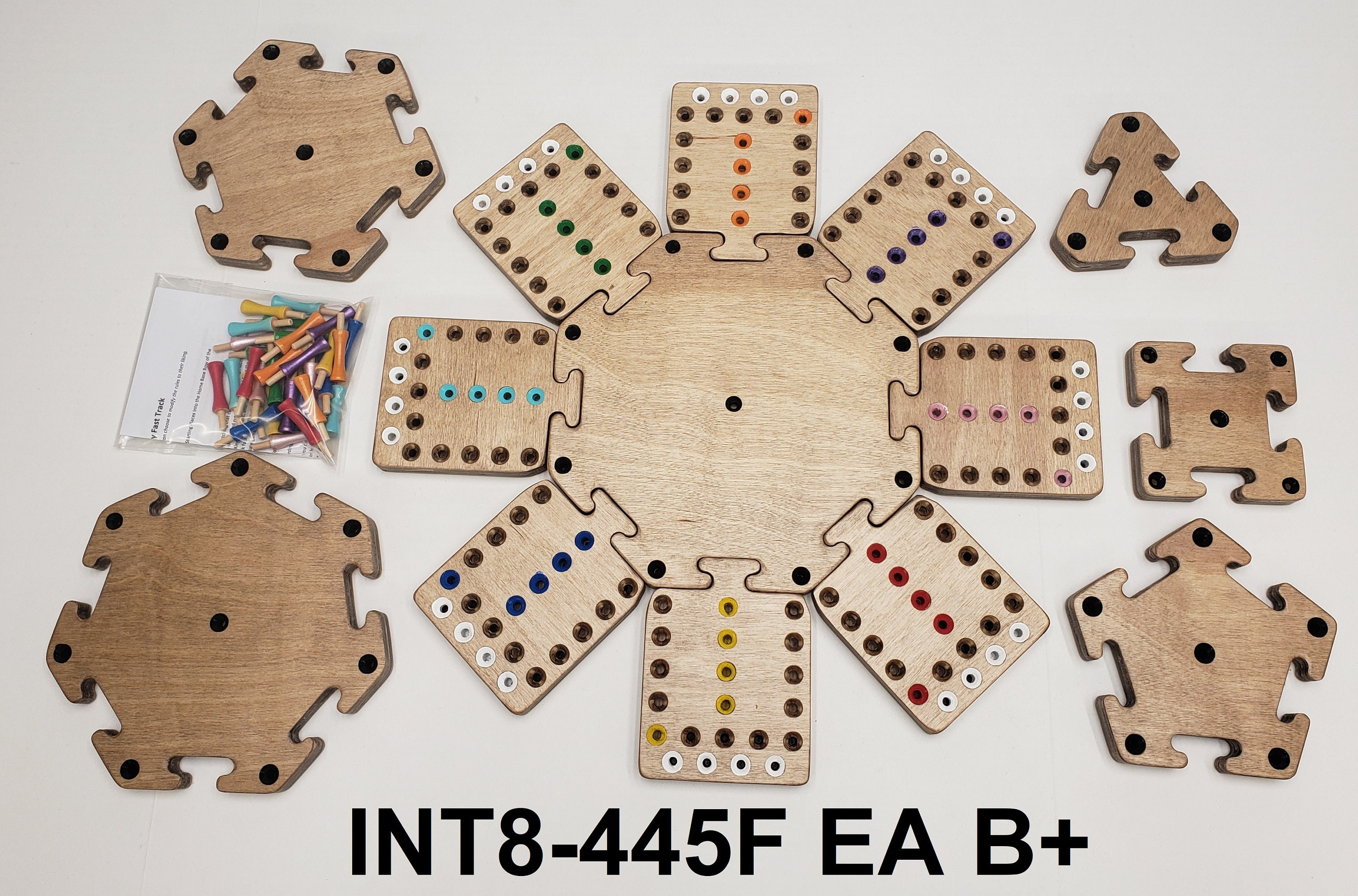 DELUXE 8 Player Modular Fast Track Board Game W/EXTRA HUBS - Etsy Canada