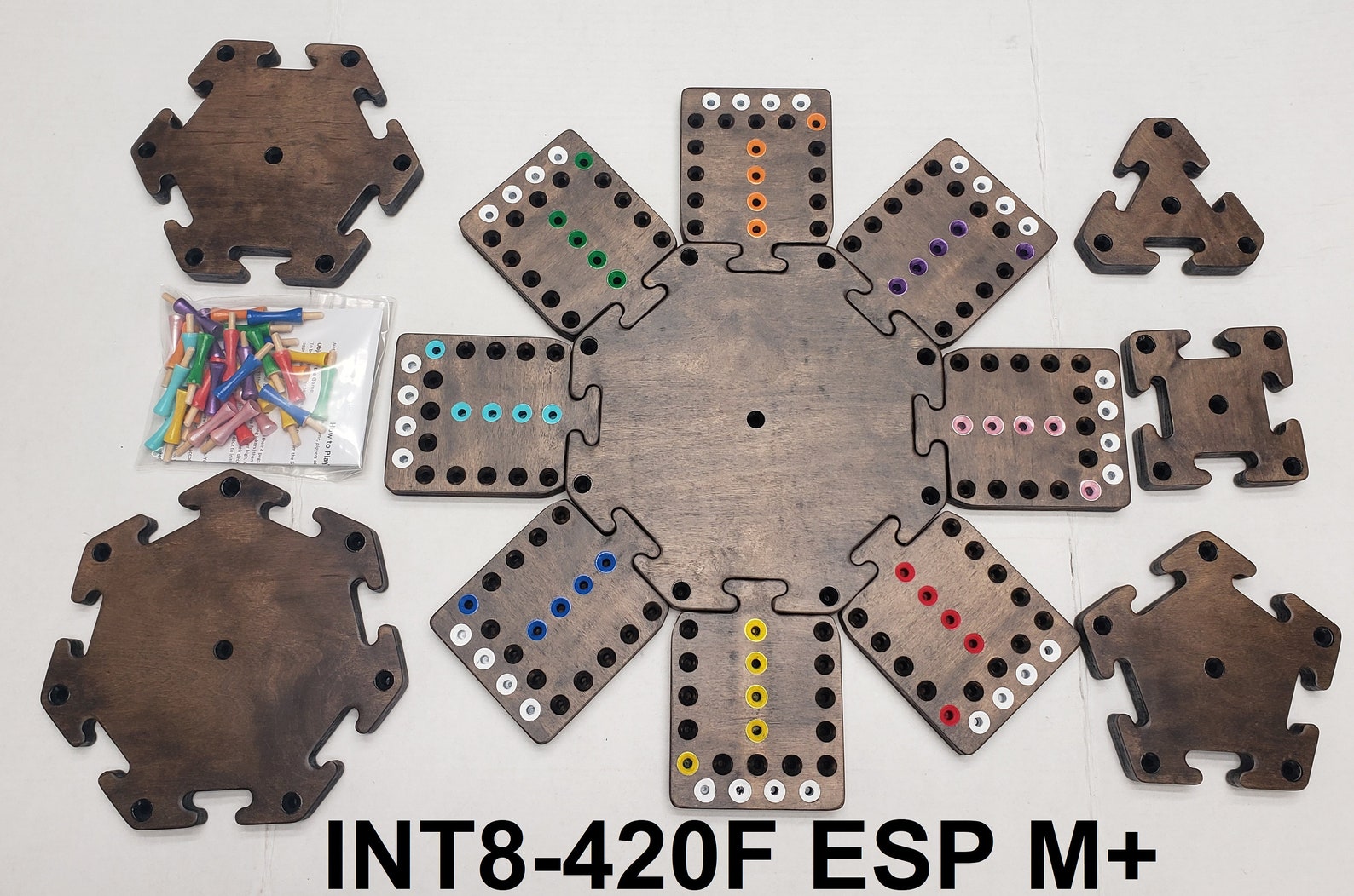 DELUXE 8 Player Modular Fast Track Board Game W/EXTRA HUBS - Etsy Canada