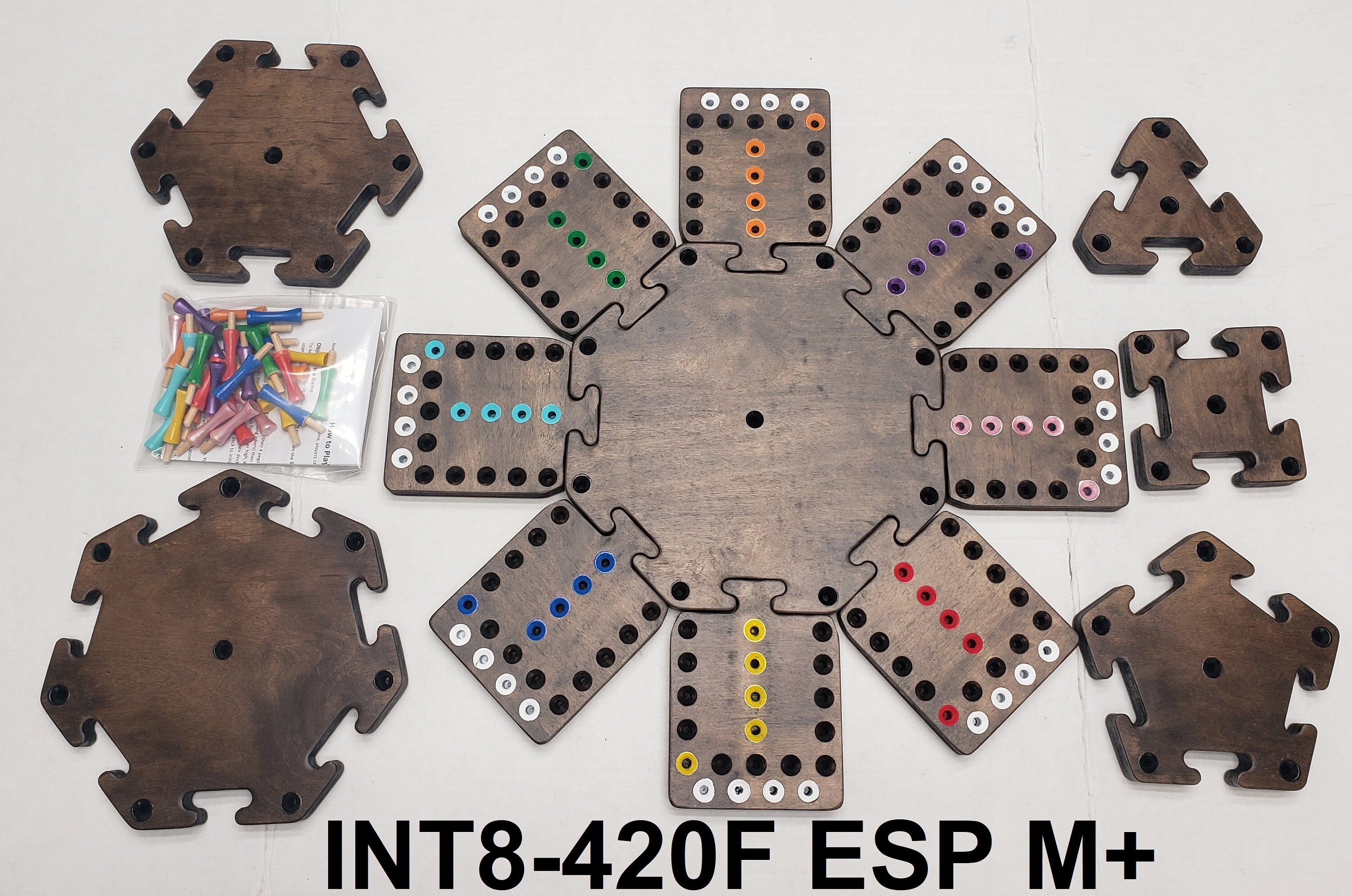 DELUXE 8 Player Modular Fast Track Board Game W/EXTRA HUBS - Etsy Canada