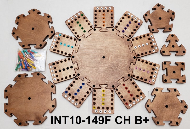 Deluxe 10 PLAYER Fast Track Board Game W/ Extra Hubs - Etsy