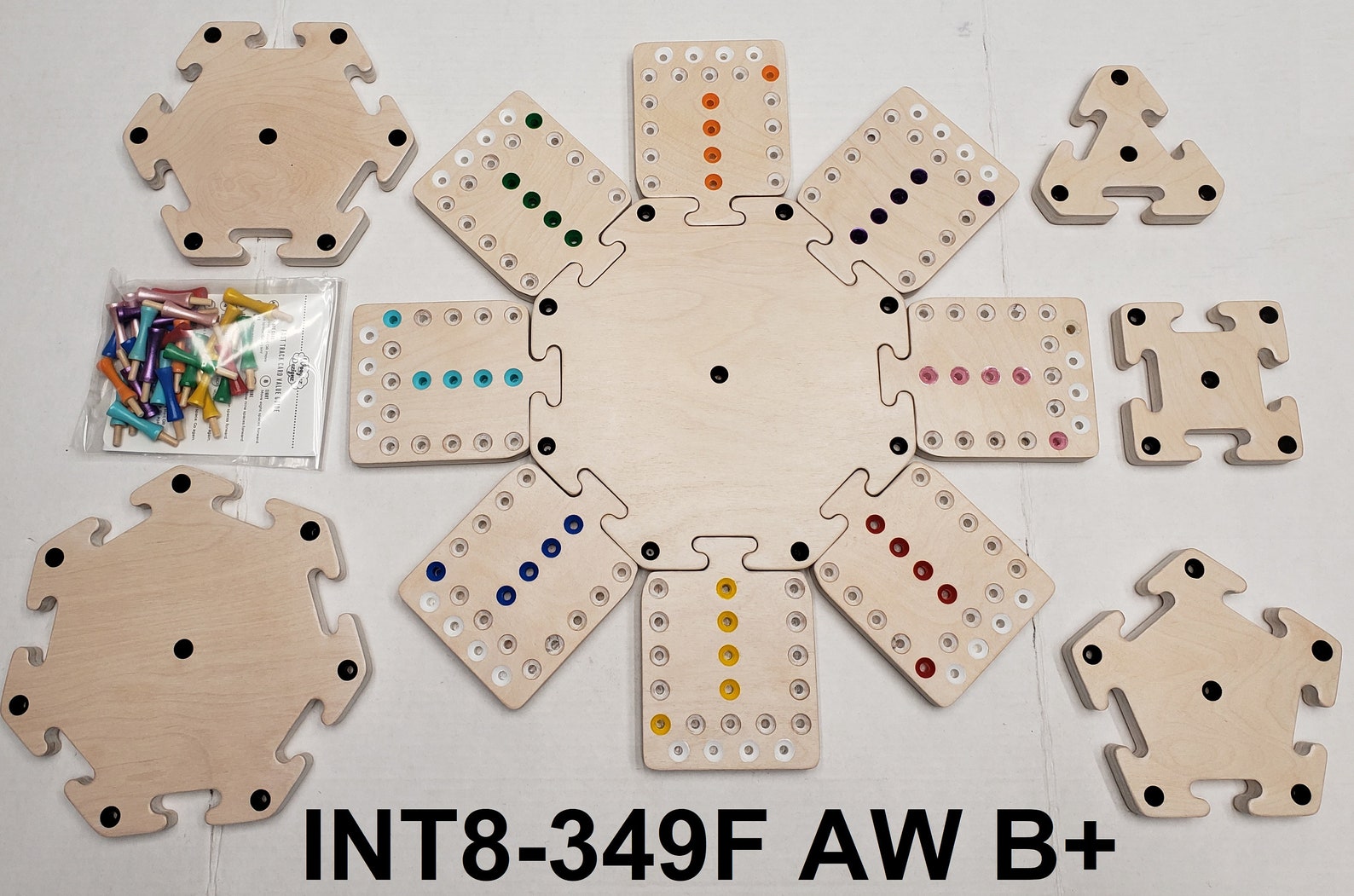 DELUXE 8 Player Modular Fast Track Board Game W/EXTRA HUBS - Etsy