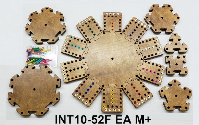 Deluxe 10 PLAYER Fast Track Board Game W/ Extra Hubs - Etsy