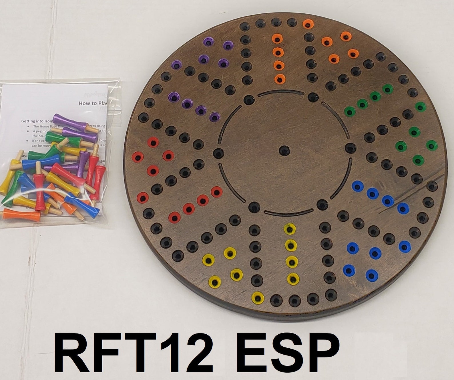 NEW Item: Fast Track 12 Round Wooden Board Game - Etsy