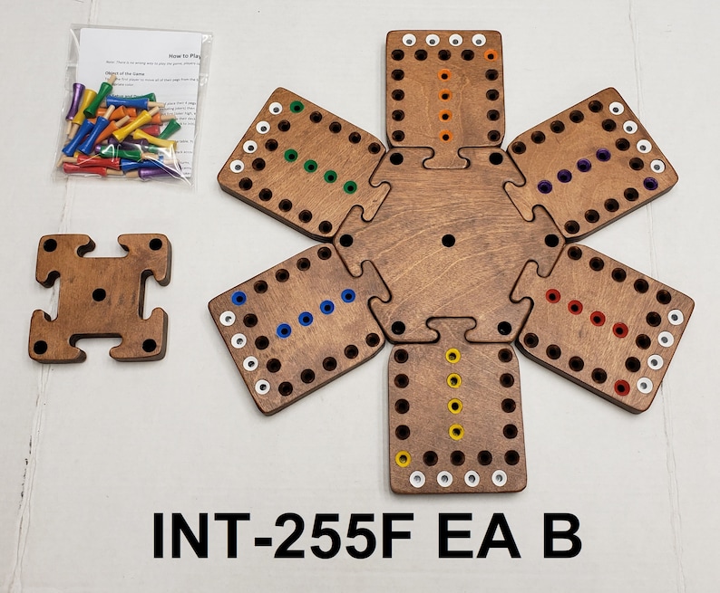 6 Player Modular Fast Track Board Game - Etsy