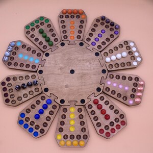 OMG Deluxe 1" Marble Monster Fast Track Board Game - Etsy