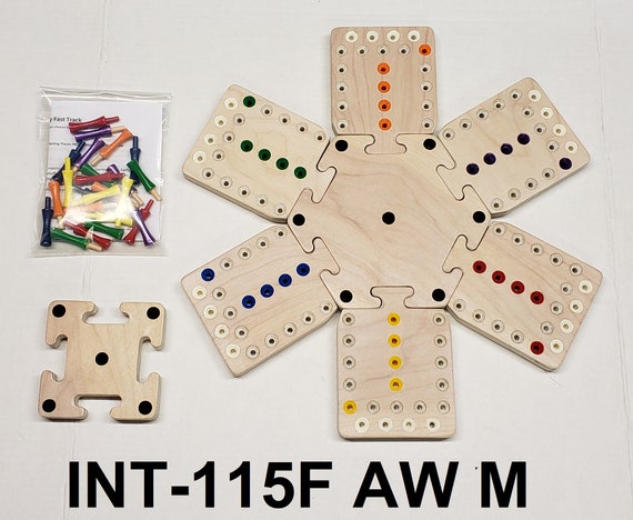 6 Player Modular Fast Track board game | Etsy