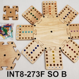 8 player Modular Fast Track board game | Etsy