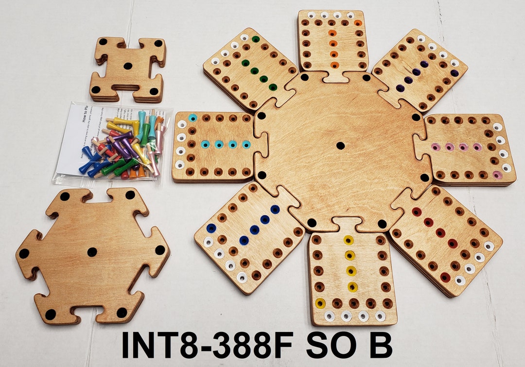 8 Player Modular Fast Track Board Game - Etsy