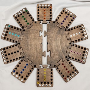 OMG 12 PLAYER Deluxe Fast Track Board Game W/ Extra Hubs - Etsy