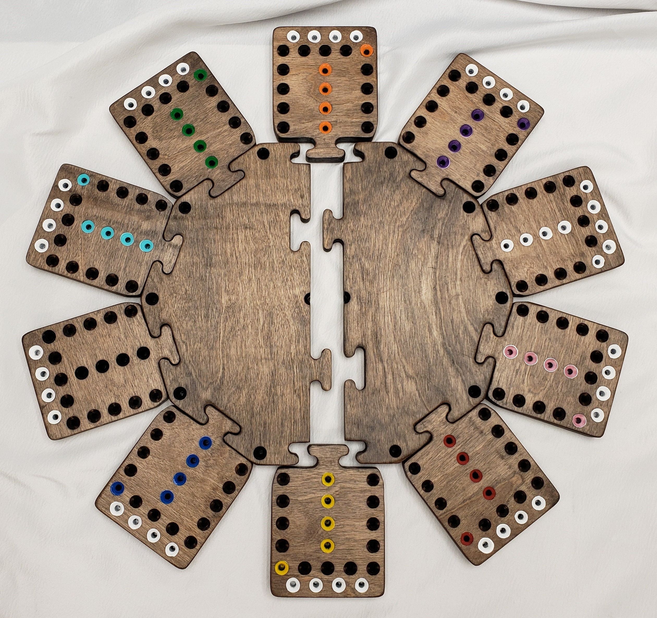 OMG 12 PLAYER Deluxe Fast Track Board Game W/ Extra Hubs - Etsy