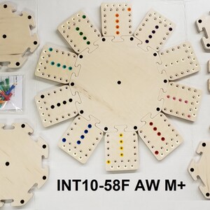 Deluxe 10 PLAYER Fast Track Board Game W/ Extra Hubs - Etsy