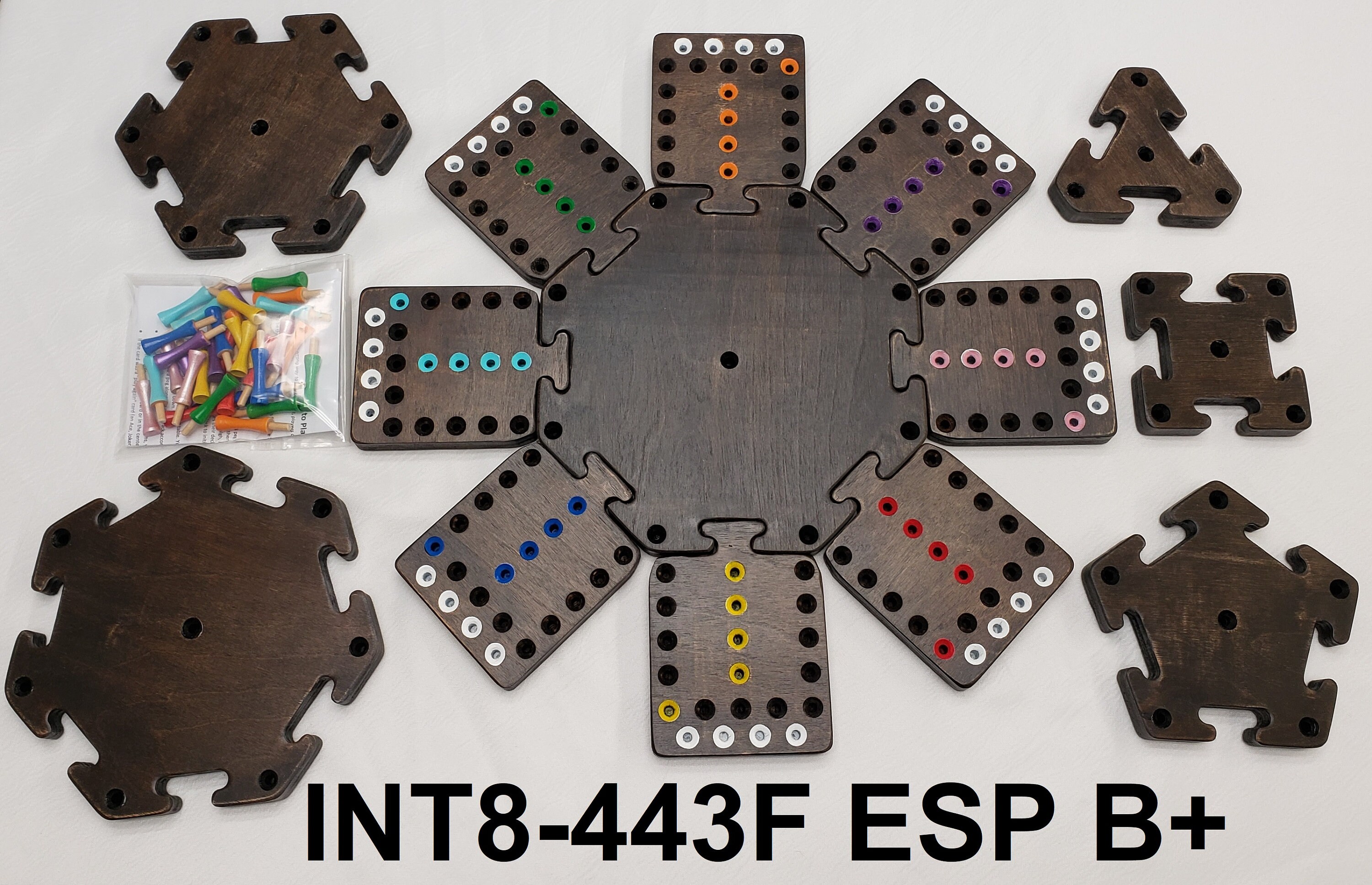DELUXE 8 Player Modular Fast Track Board Game W/EXTRA HUBS - Etsy Canada
