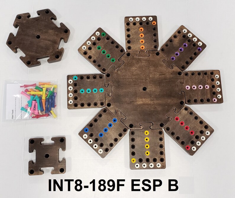 8 player Modular Fast Track board game | Etsy