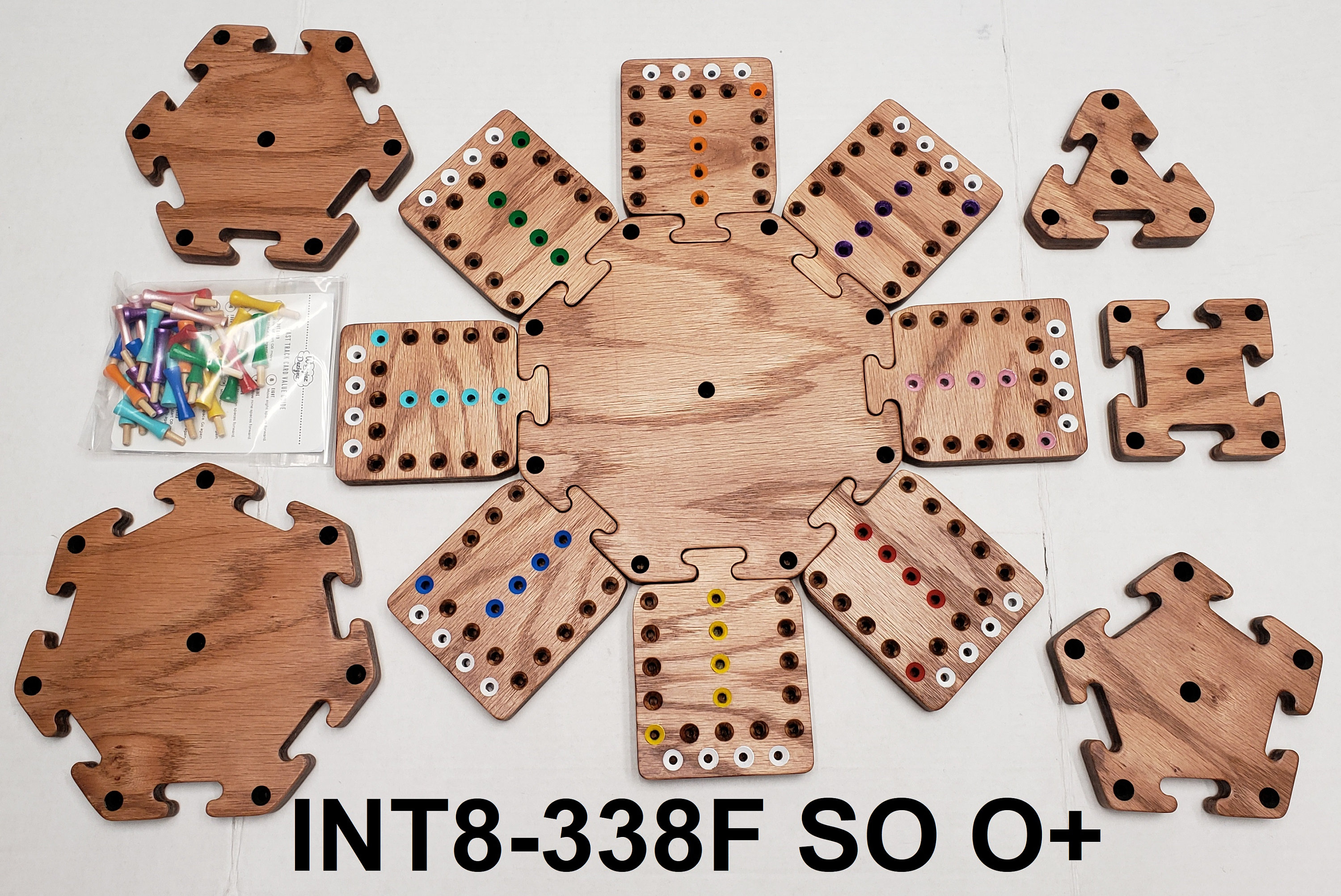 DELUXE 8 Player Modular Fast Track Board Game W/EXTRA HUBS - Etsy