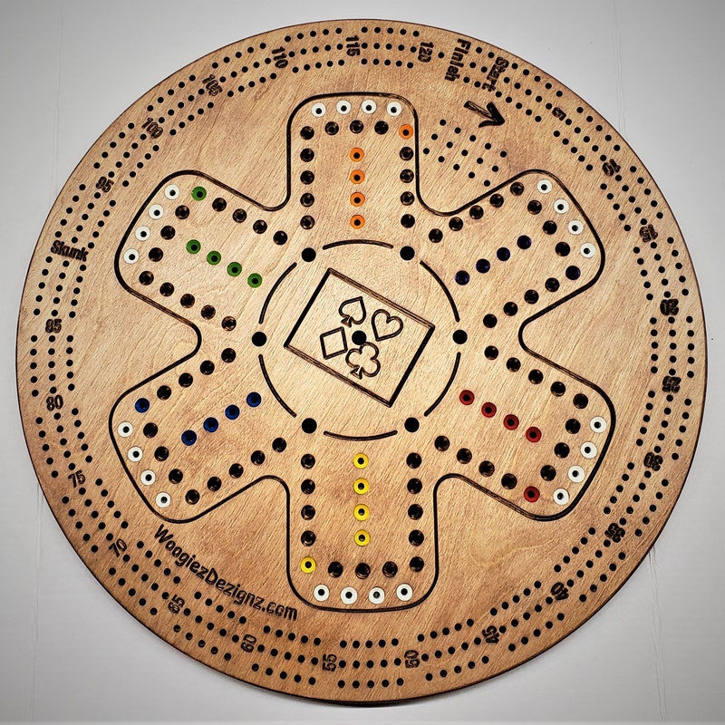 Cribbage Board Table - Etsy