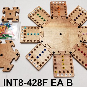 8 Player Modular Fast Track Board Game - Etsy