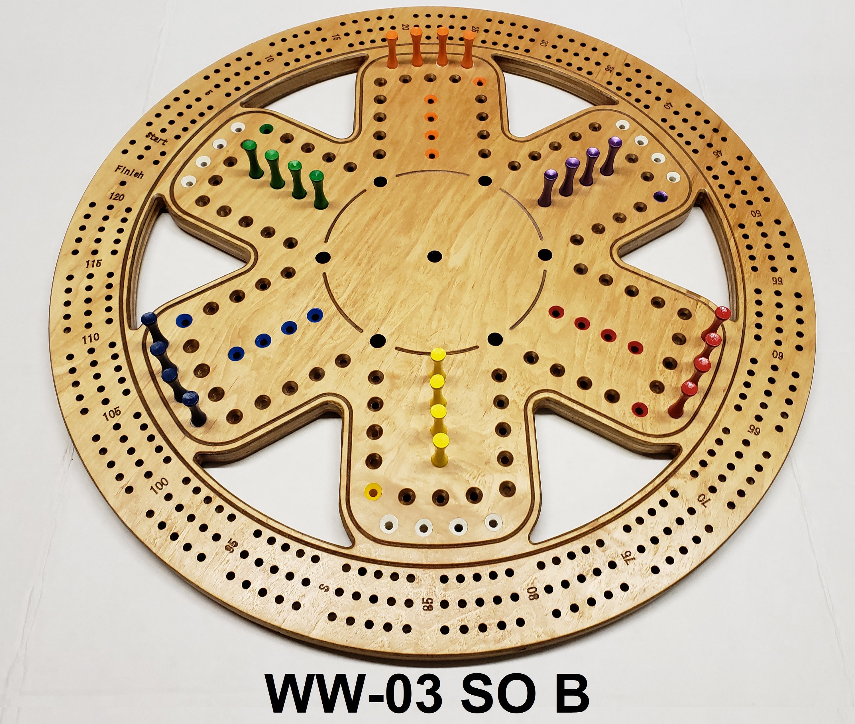 FAST TRACK / Cribbage Combo Oversize Table Top Version w/ | Etsy