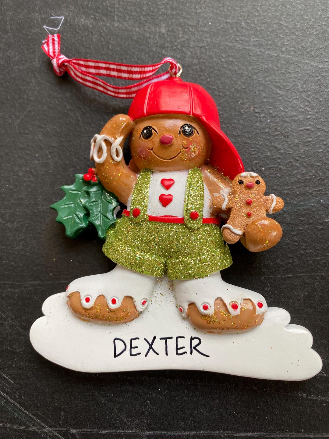 Fun Gingerbread Boy Ornament - Etsy